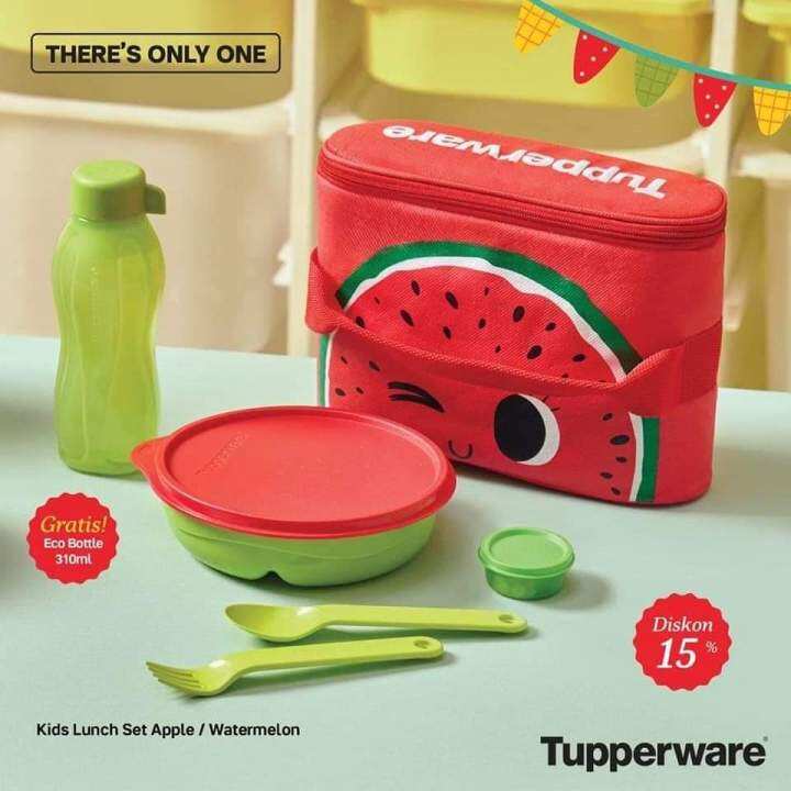 Tupperware Kids Lunch Set Semangka Original | Lazada Indonesia