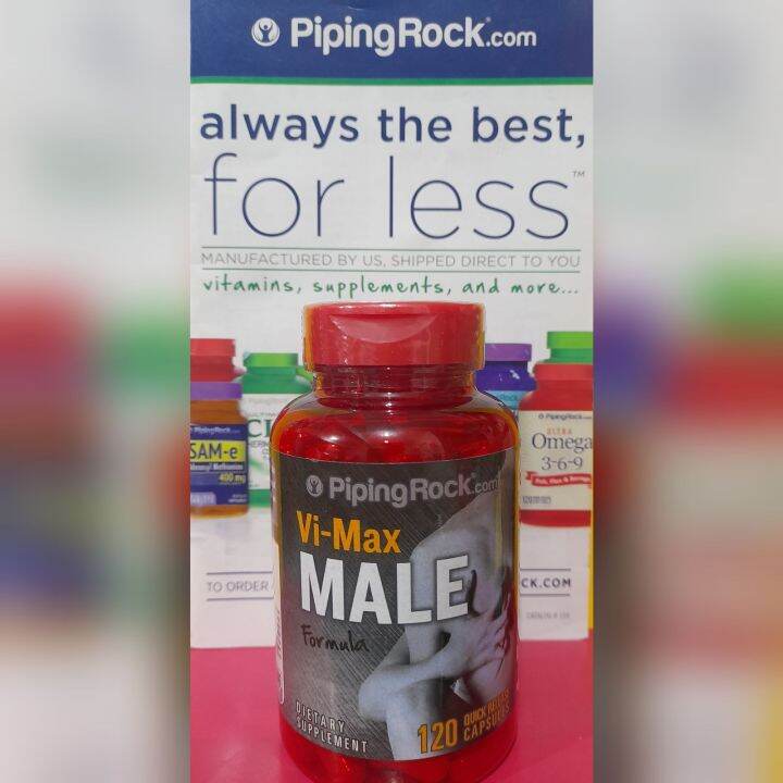 VI-MAX Male Formula 120 Quick Release Capsules EXPIRY: Feb. 2024 Made ...