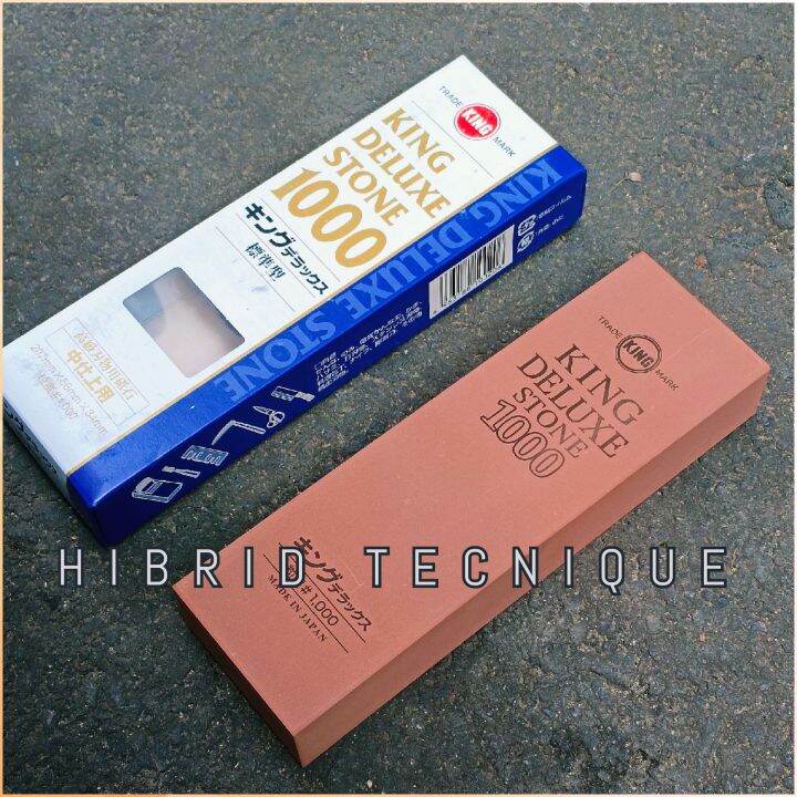 Batu asah King deluxe stone Asli grit 1000 ORIGINAL Batu Asahan alat ...