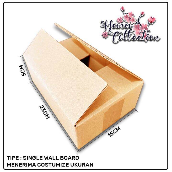 Karton Box kardus packing kemasan kardus ukuran 23x15x8 | Lazada Indonesia