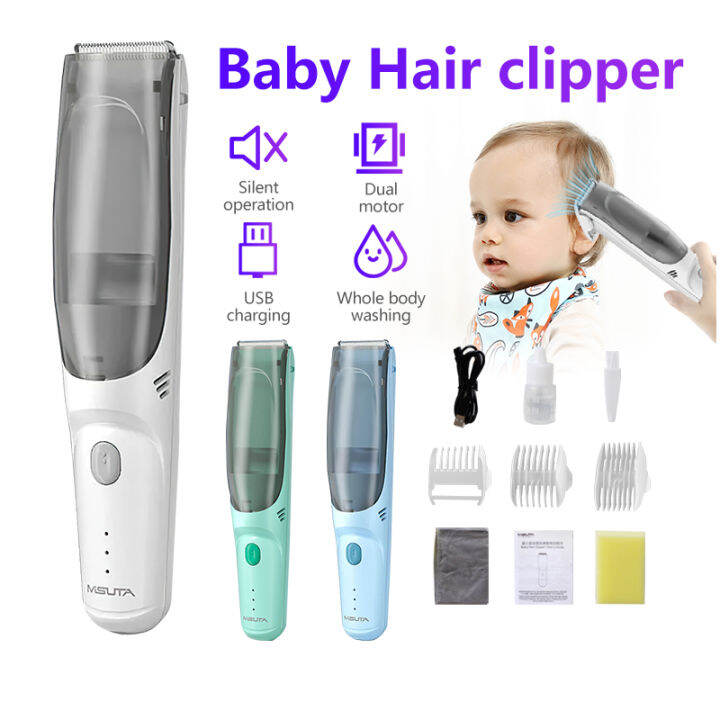 Kids Electric Hair Clipper for Kids USB Rechargeable Hair trimmer ...