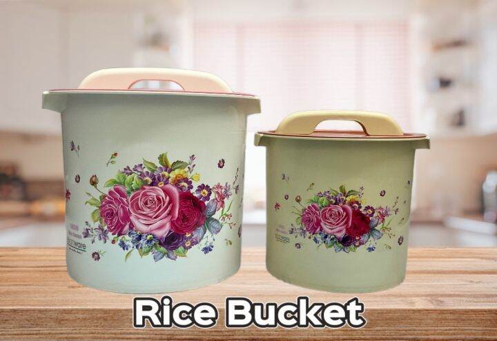 Rice Bucket / Bekas Beras(6kg / 12kg) | Lazada