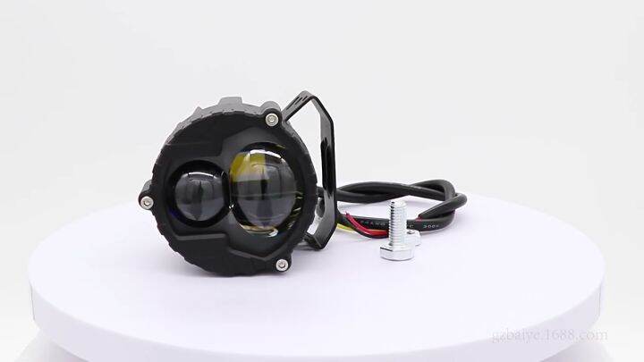 2PCS Motorcycle Mini Driving Light Set LED Spotlight Car Top Light Off ...