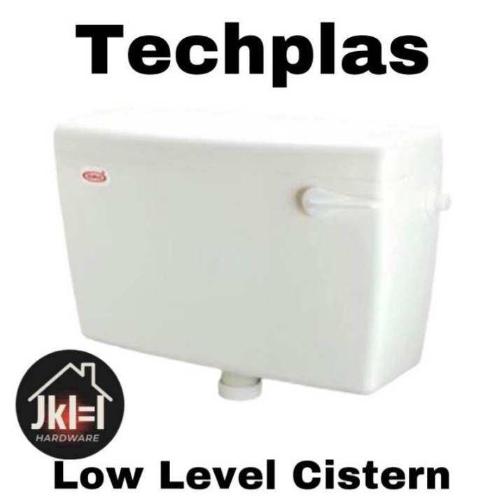 TECHPLAS Elegen Flush Low Level Plastic Flush Cistern Toilet Cistern ...