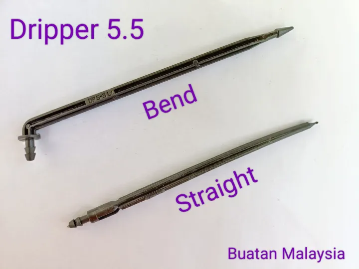 100PCS Arrow Dripper Bengkok black, Dripper bend, Dripper L 4mm,Dripper ...