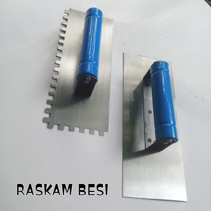RASKAM ROSKAM LEPAN BESI BAJA PUTIH PERATA ACIAN TEMBOK DENGAN 2 VARIAN ...