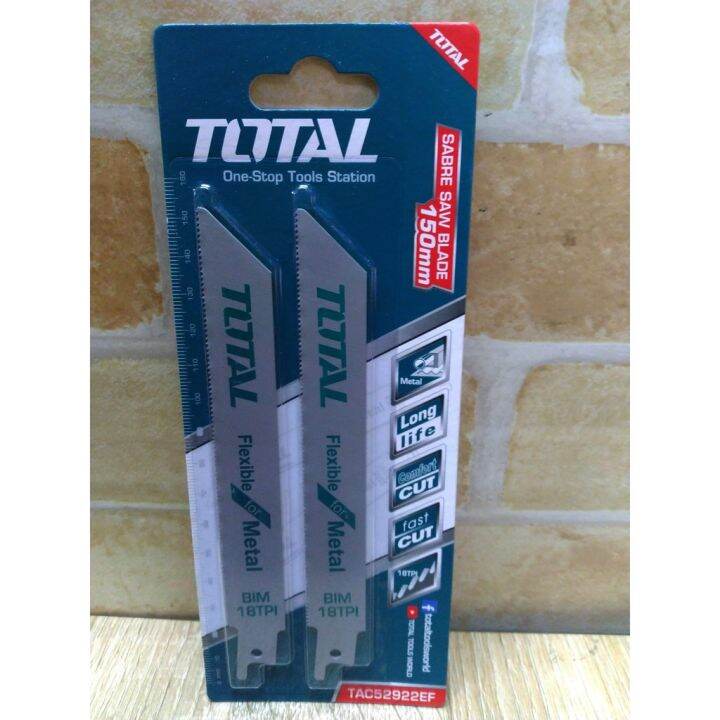 Total ใบเลื่อย ตัดเหล็ก ( สำหรับเลื่อยชัก ) รุ่น TAC52922EF ( Sabre Saw ...
