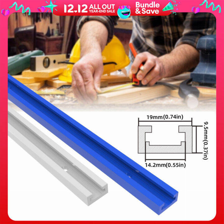 500MM Double-Cut Profile T Track and T Bolt Knob, Miter Track Sliding ...