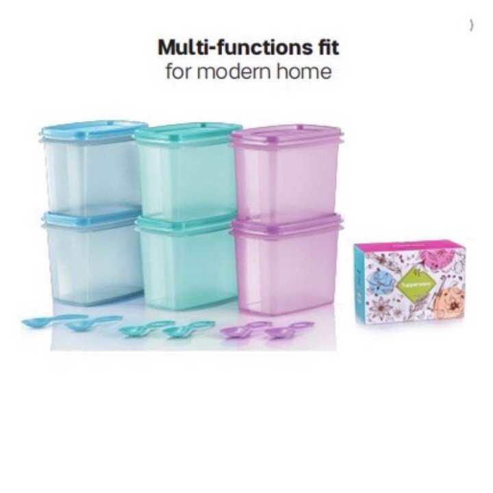 Tupperware Shelf Savers with Spoon | Lazada