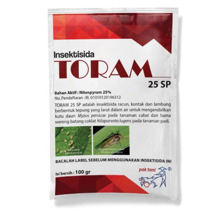 Insektisida Toram 25SP Kemasan 100gr Original Insektisida Toram Pak ...