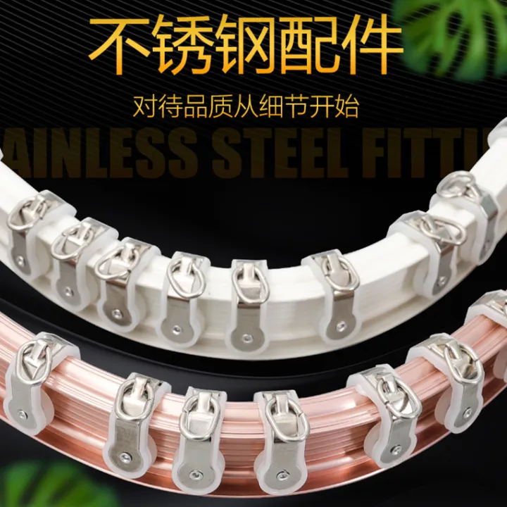 Curtain Curved Track Curtain Rod Bay Window Corner Window Slide Rail ... Curtain Curved Track Curtain Rod Bay Window Corner Window Slide Rail ...