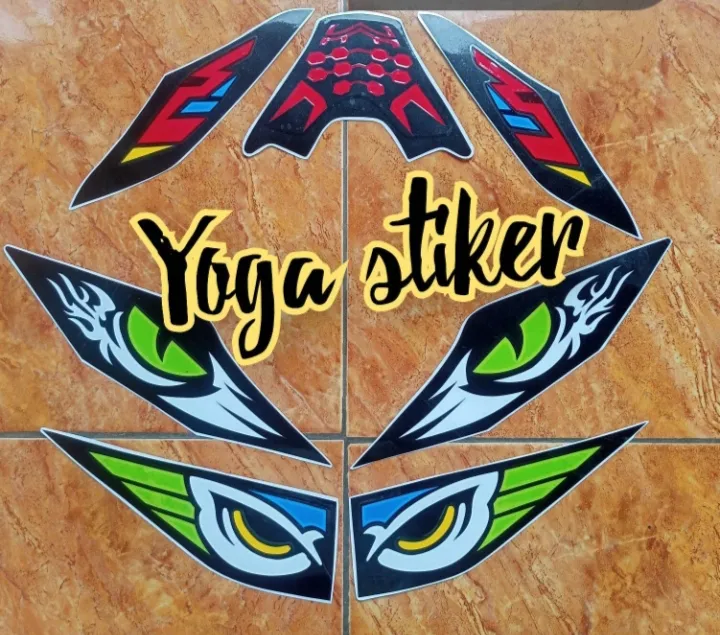 stiker costum mata sharinggan beat deluxe 2020 / 2022 | Lazada Indonesia