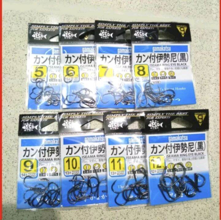 MATA KAIL GAMAKATSU ISEAMA RING EYE BLACK .... MADE IN JAPAN | Lazada Indonesia