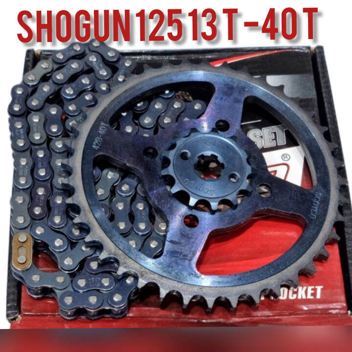GEAR SET SHOGUN 125 / PAKET GIR RANTE SHOGUN 125 UKURAN 40 | Lazada ...