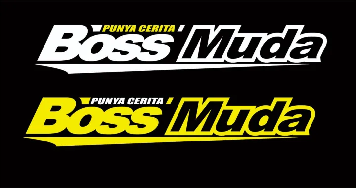 STIKER MOBIL STICKER CUTTING BOSS MUDA | Lazada Indonesia