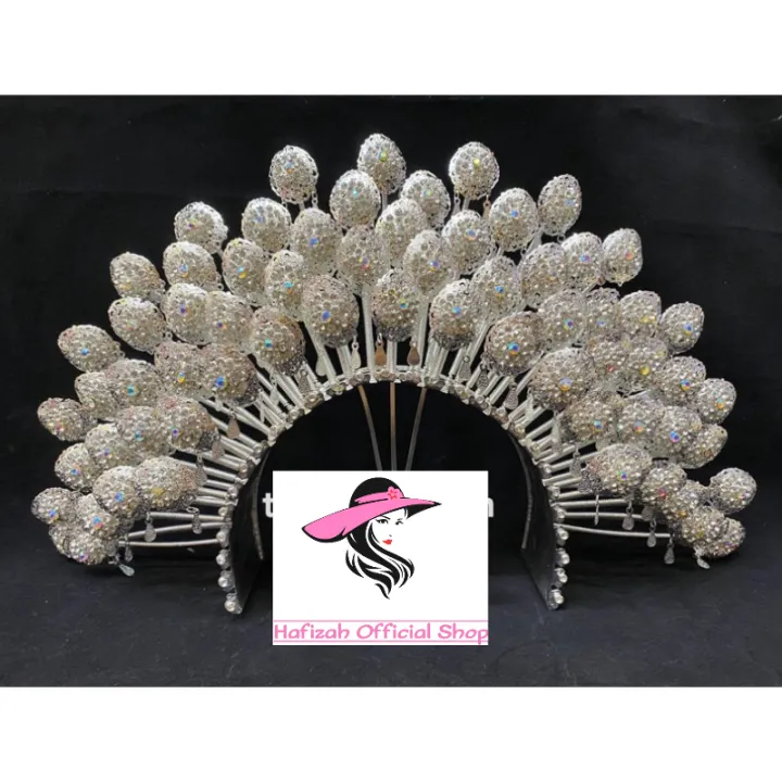 Bando Pengantin Melayu | Sunting Melayu | Bando Susun Tusuk Bulat ...