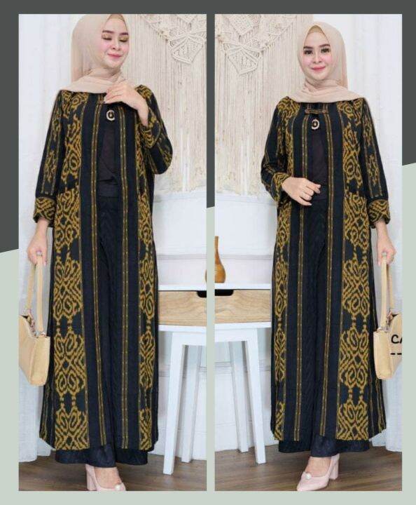 Tunik Tenun Etnik Premium 100% Original Tanun Tangan Bukan Printing ...