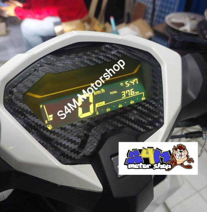 Honda Click V3 2 in 1 Gauge and Panel Carbon Protector | Lazada PH
