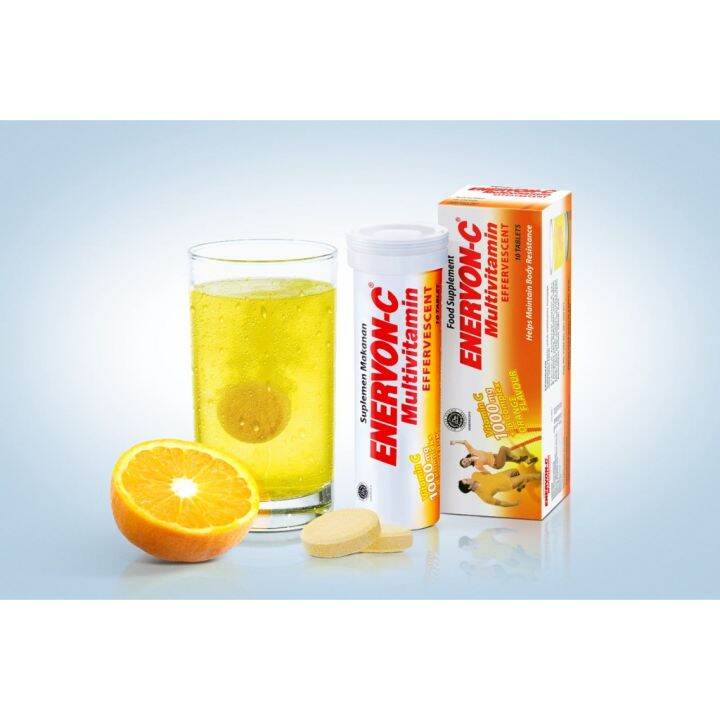 ENERVON C EFFERVESCENT 10 TABLET ENERVON-C CELUP MULTIVITAMIN CDR ...