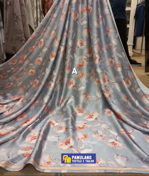 Kain ARM Premium Silk Xavira Motif || Harga Per Setengah Meter (50cm ...