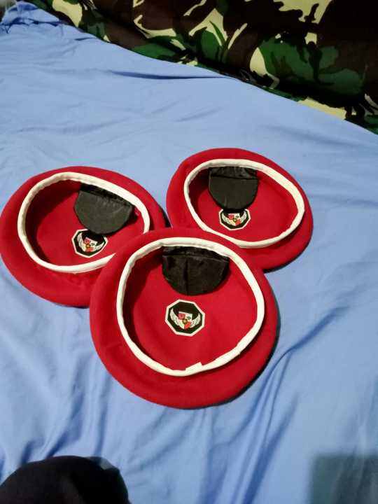 baret pemuda pancasila lis putih | Lazada Indonesia