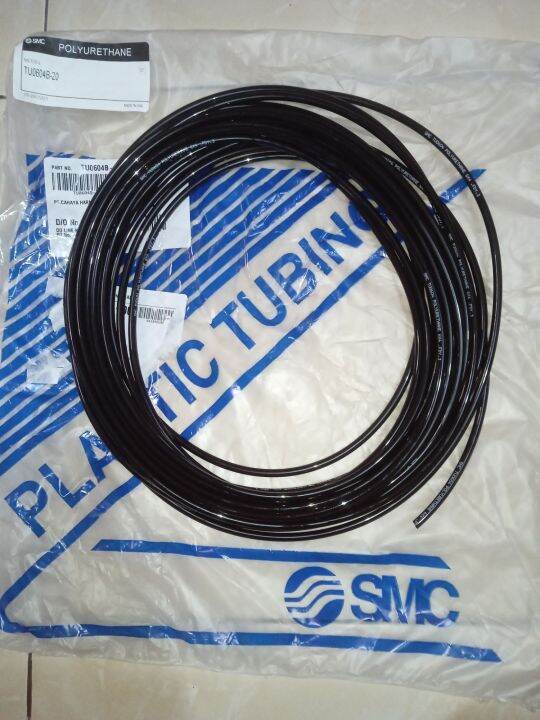 Selang Tubing Polyurethane SMC 6mm x 4 mm 6x4 TU0604B (Black) Per Meter | Lazada Indonesia