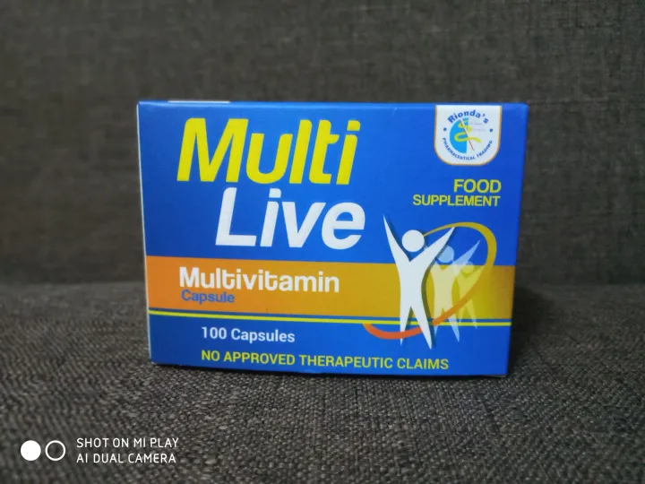 Multilive multivitamins capsule 1box 100pcs | Lazada PH
