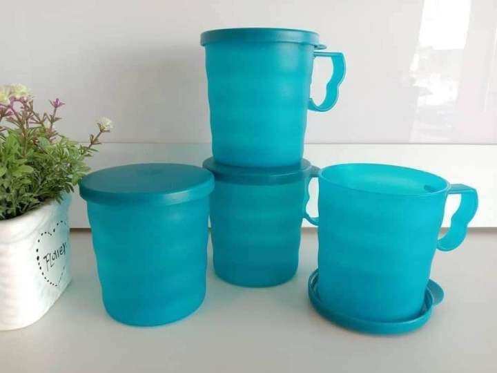 Blossom Microwaveable Mug Tupperware Cawan Plastik | Lazada