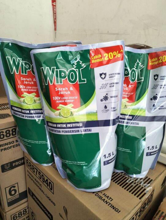 WIPOL 1,5 LITER | Lazada Indonesia
