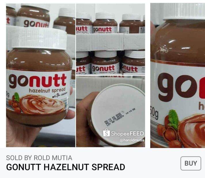 GoNutt Hazelnut Choco Spread with cocoa | Lazada PH