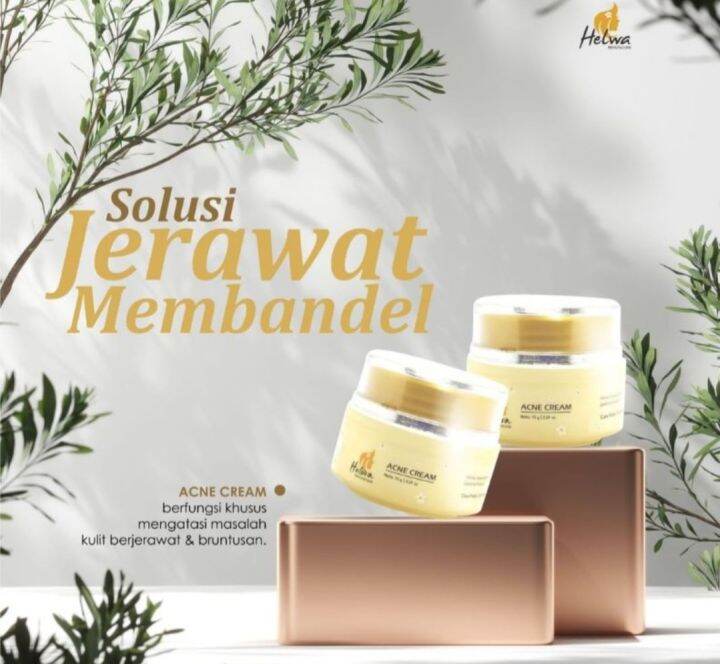 acne cream helwa cream jerawat | Lazada Indonesia