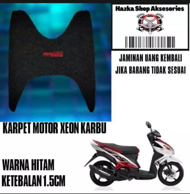 Karpet tebal/karpet motor/karpet motor xeon karbu 125cc/pijakan kaki ...