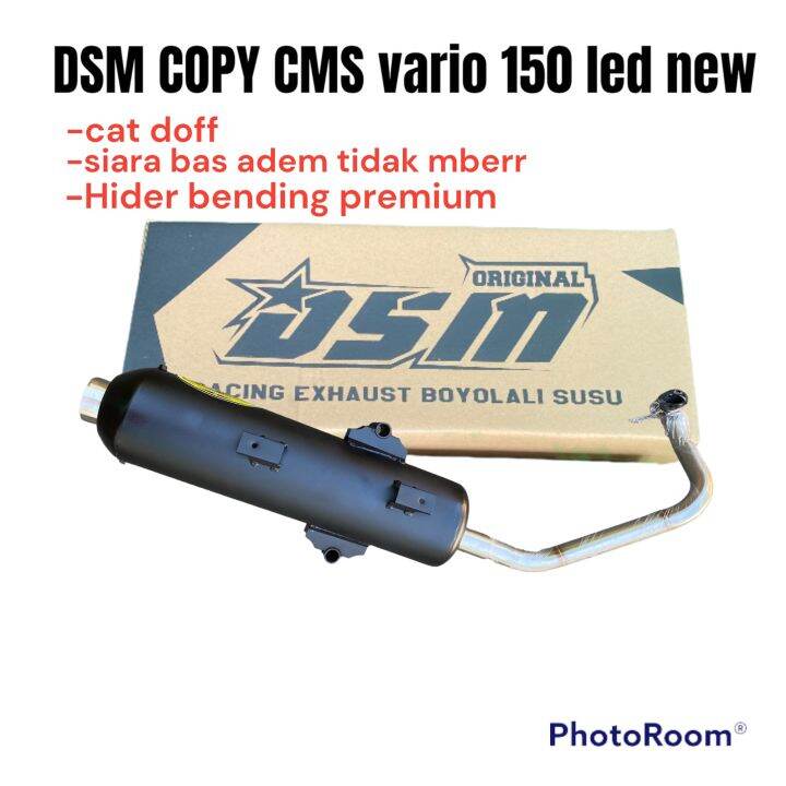 Knalpot dsm copy cms vario 150 led new dan old vario 125 | Lazada Indonesia