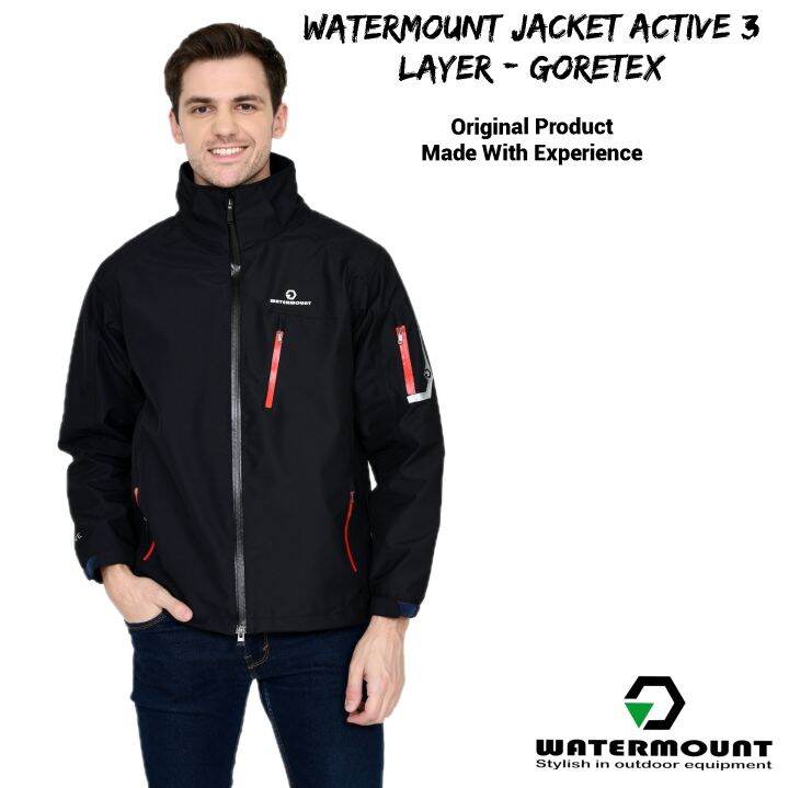 Jaket gunung Watermount Active 3 layer GTX jaket outdoor | Lazada Indonesia