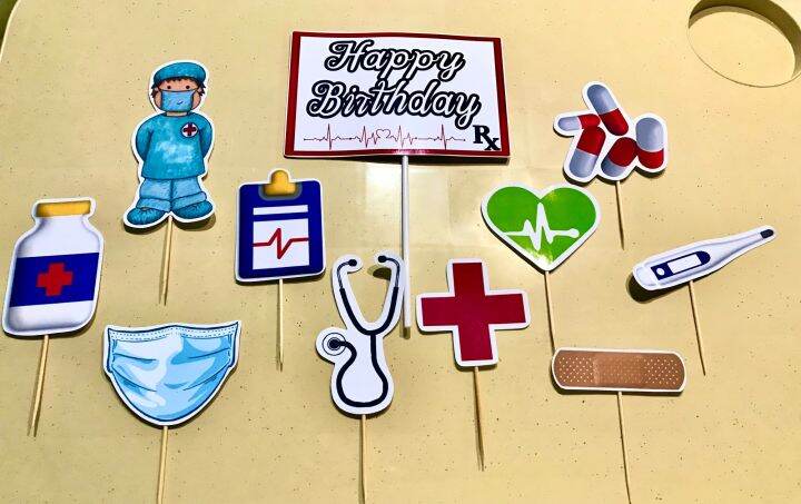 Doctor Cake Toppers 11pcs | Lazada PH