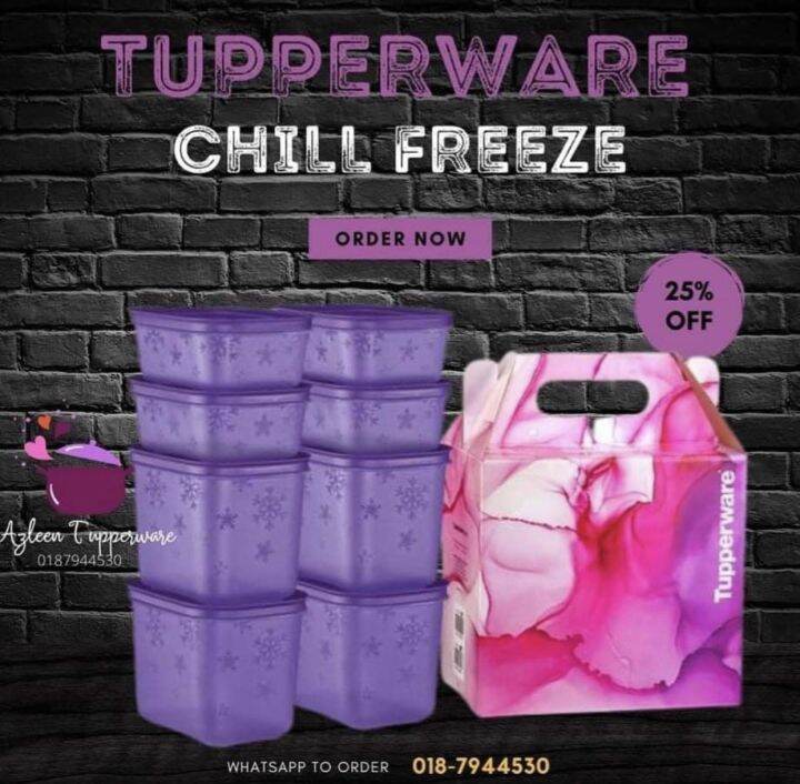 tupperware chill freeze | Lazada