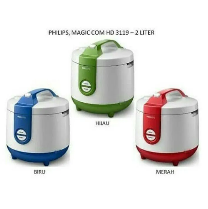 PHILIPS Megicom 2liter HD3119 3in1 Mejikom rice cooker | Lazada Indonesia
