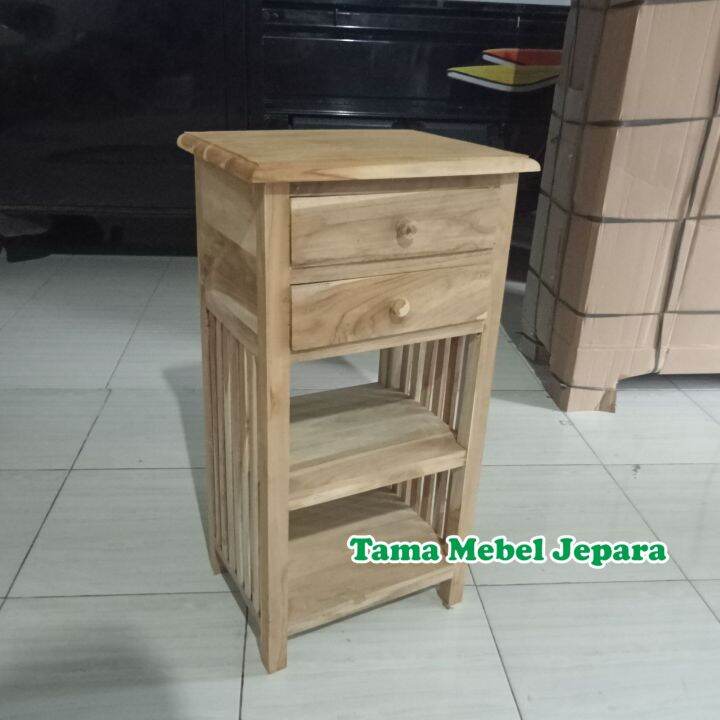 Meja Dispenser Kayu Jati Nakas Minimalis | Lazada Indonesia