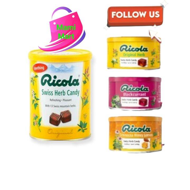 Ricola Swiss Herb Candy 100g/250g | Lazada