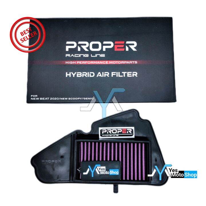 AIR FILTER UDARA PROPER RACING LINE GENIO BEAT DELUXE SCOOPY NEW 100% ...