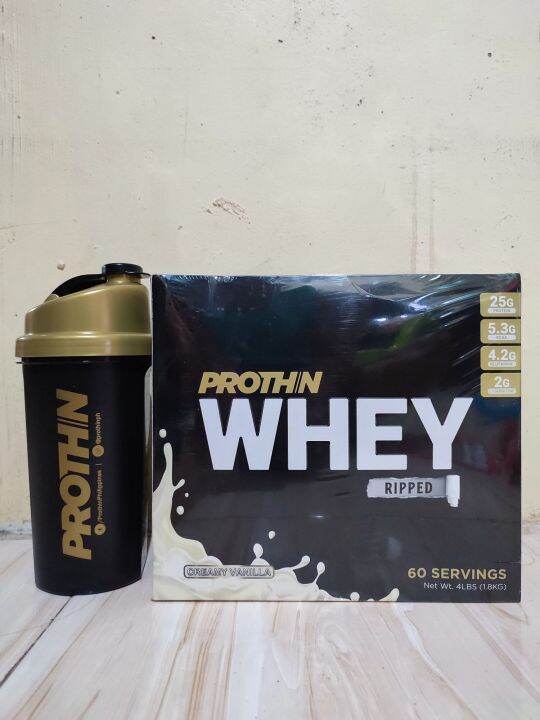 PROTHIN WHEY RIPPED 4lbs - 60 Serving Sachet with Free | Lazada PH