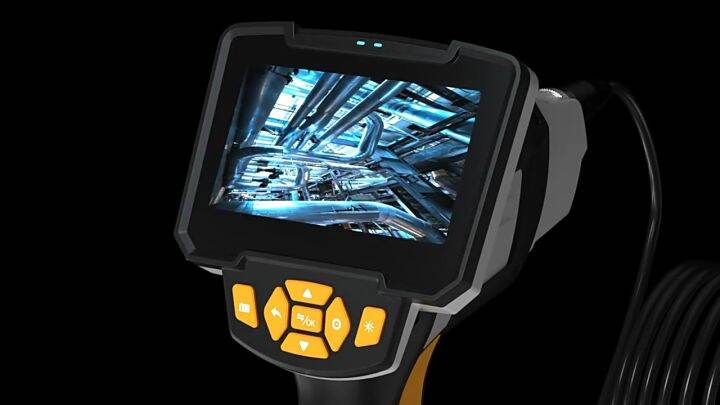 Dual Lens Industrial,1080P HD Handheld With IP67 Waterproof Camera,4.3 ...