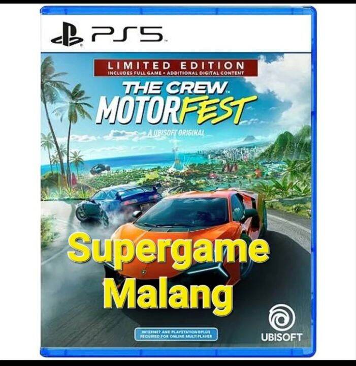 the crew motorfest ps5 playstation 5 games cd games | Lazada Indonesia