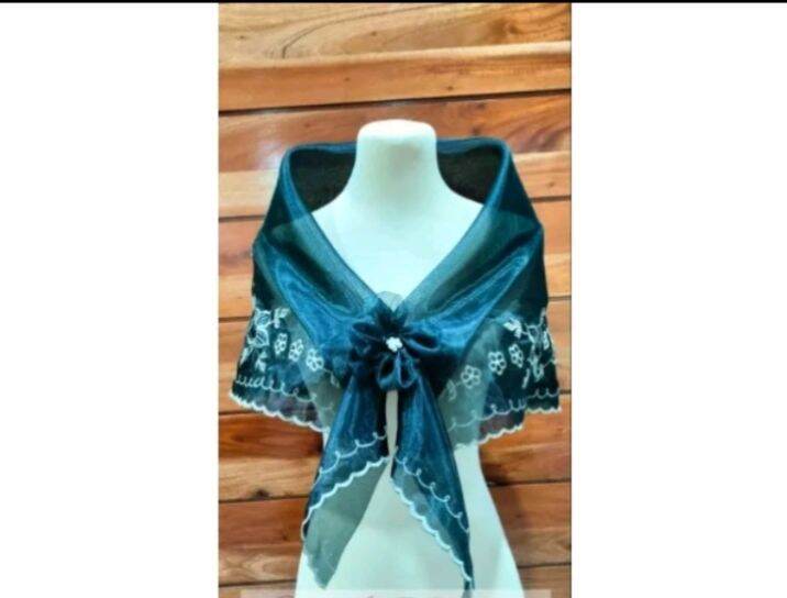 Filipiniana Alampay with hand made flower | Lazada PH