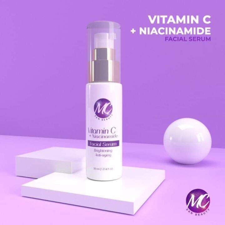 MC Skn Beauty Vitamin C + Niacinamide Facial Serum (30 ml) | Lazada PH