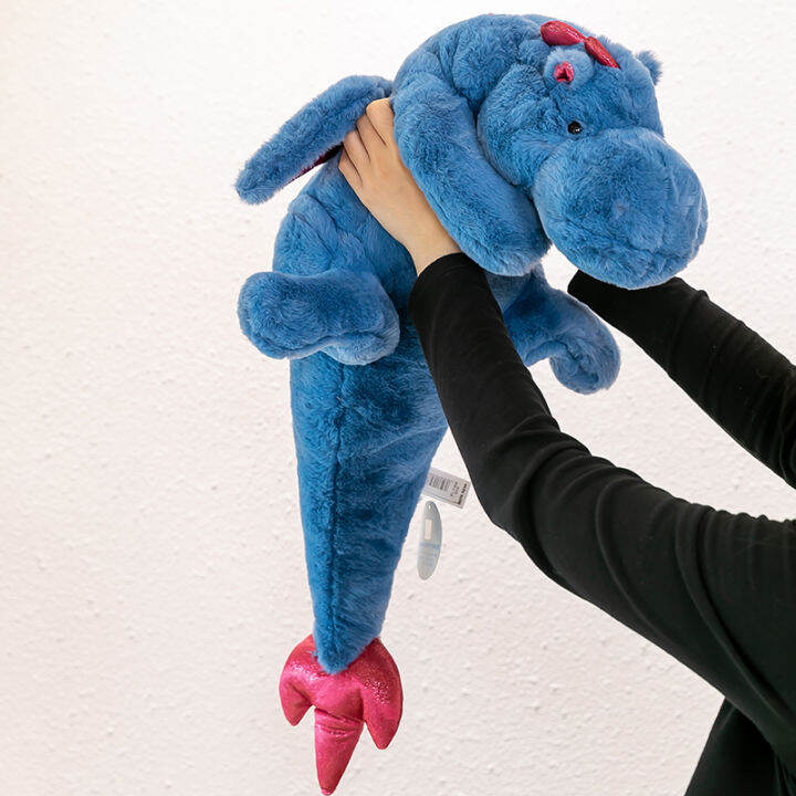 หมอนกอดท่านอนคว่ำรูปไดโนเสาร์สีฟ้า Dudu Dudu ของแท้ของเล่นตุ๊กตายัดนุ่น ...