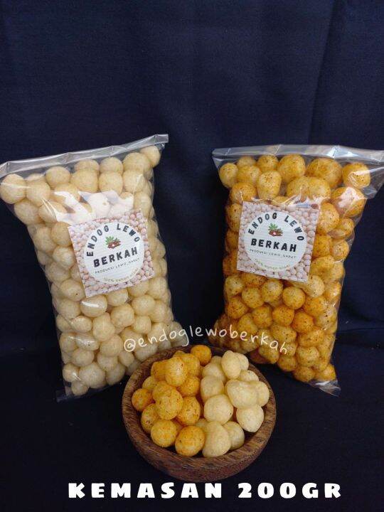 Endog lewo / Emplod / Cimol kering khas lewo garut / makanan khas lewo ...