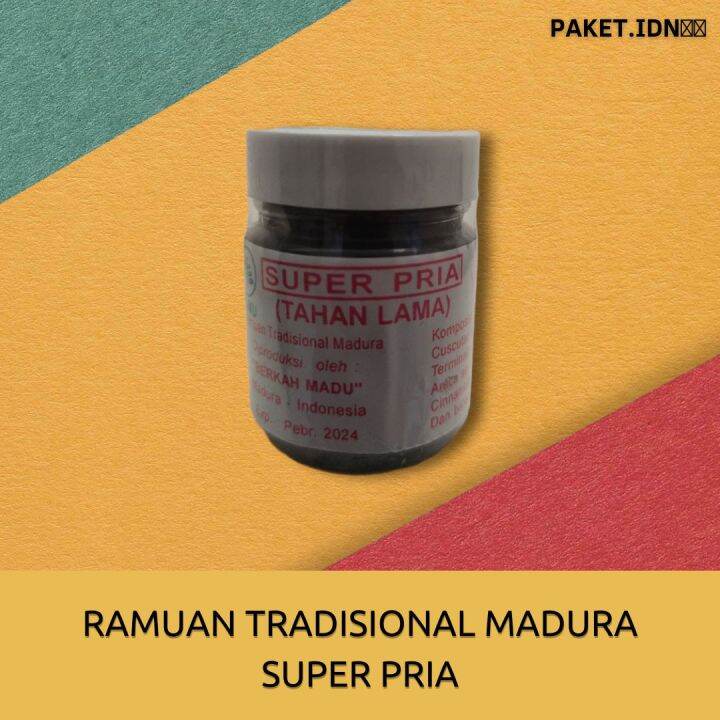 SUPER PRIA RAMUAN TRADISIONAL MADURA | Lazada Indonesia