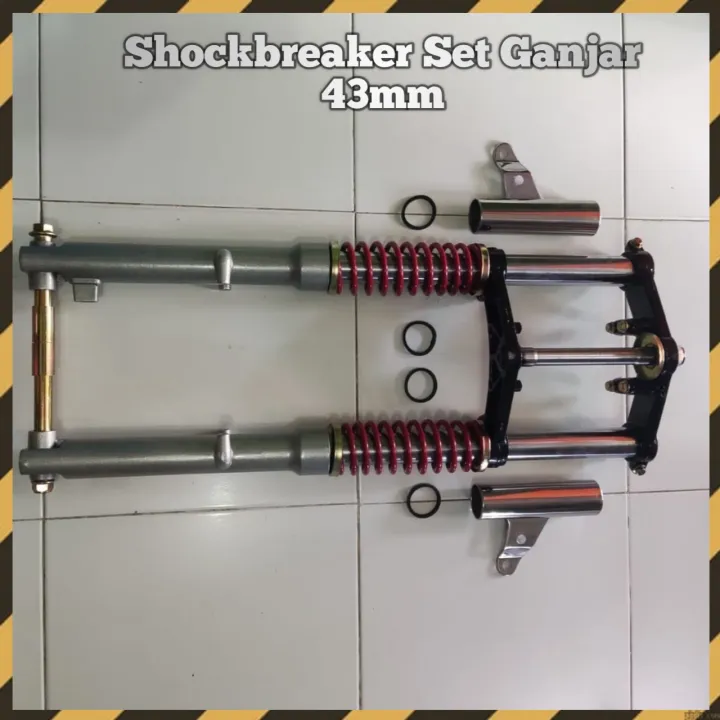 Shockbreaker Shock Sok Beker Depan 43mm Set Ganjar Motor Viar Karya Kaisar Roda Tiga | Lazada ...