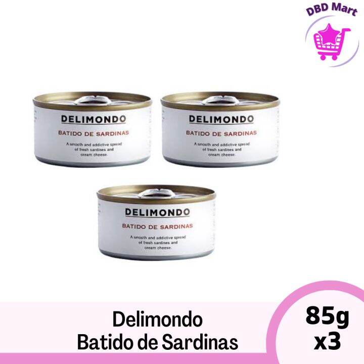 Delimondo • Batido de Sardinas 85g x3 | Lazada PH